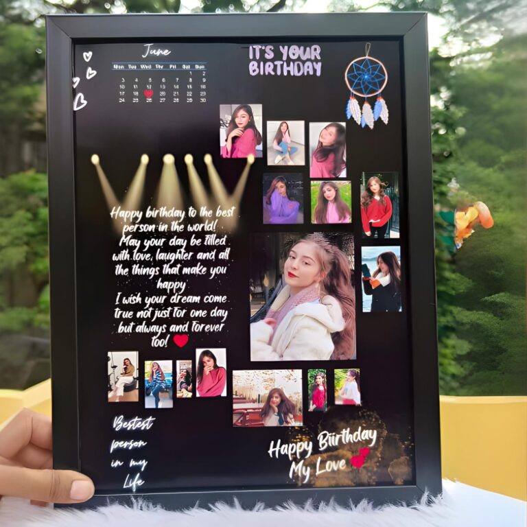 Birthday Photo Frame – A4 - SAKSHI GIFTS VILLA